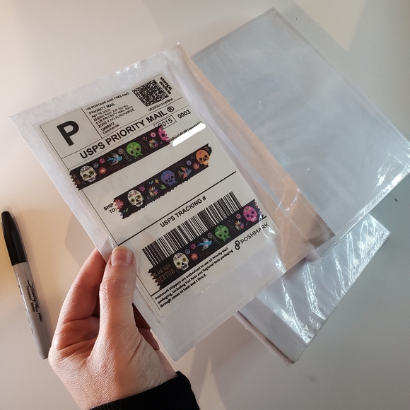 Office | Shipping Label Sleeves Waterproof 55 X 75 | Poshmark